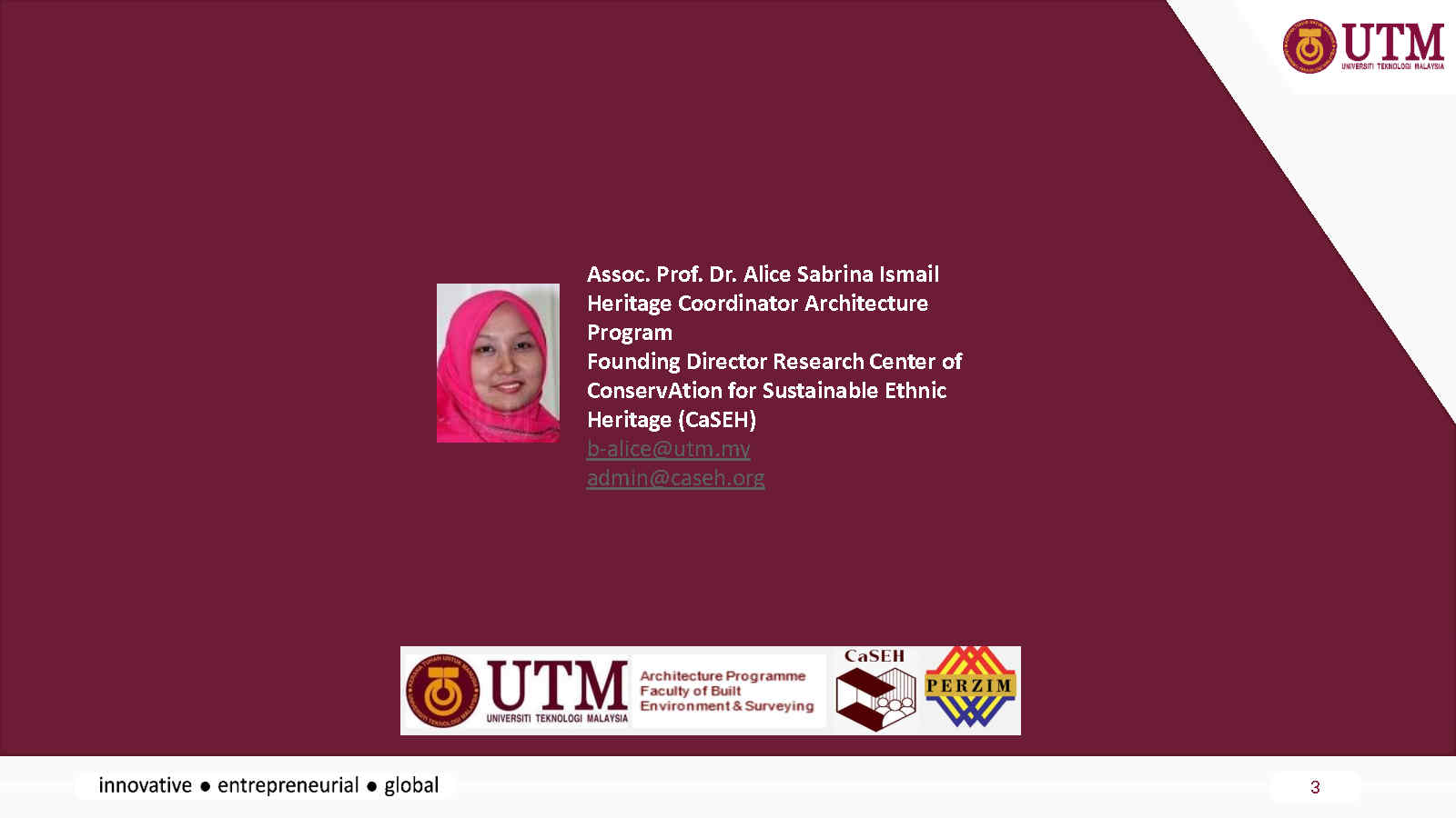 COLLABORATIVE DIALOGUE SESSION BETWEEN UNIVERSITI TEKNOLOGI MALAYSIA ...